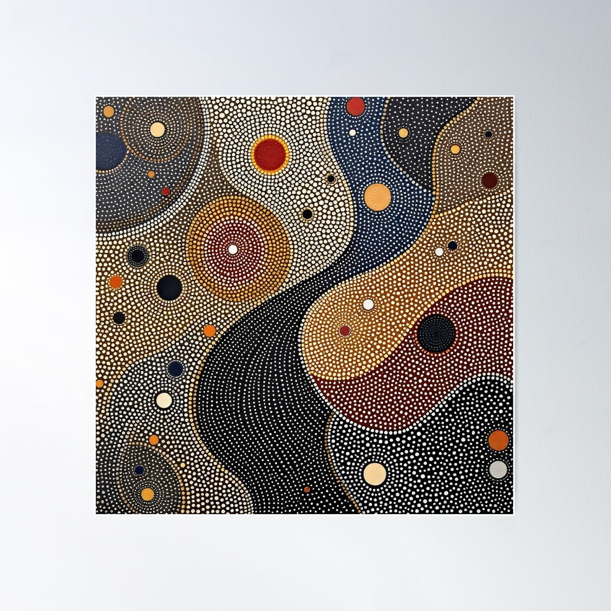 Aboriginal Australian Art. Indigenous Dot Painting. Australia. Noongar ...