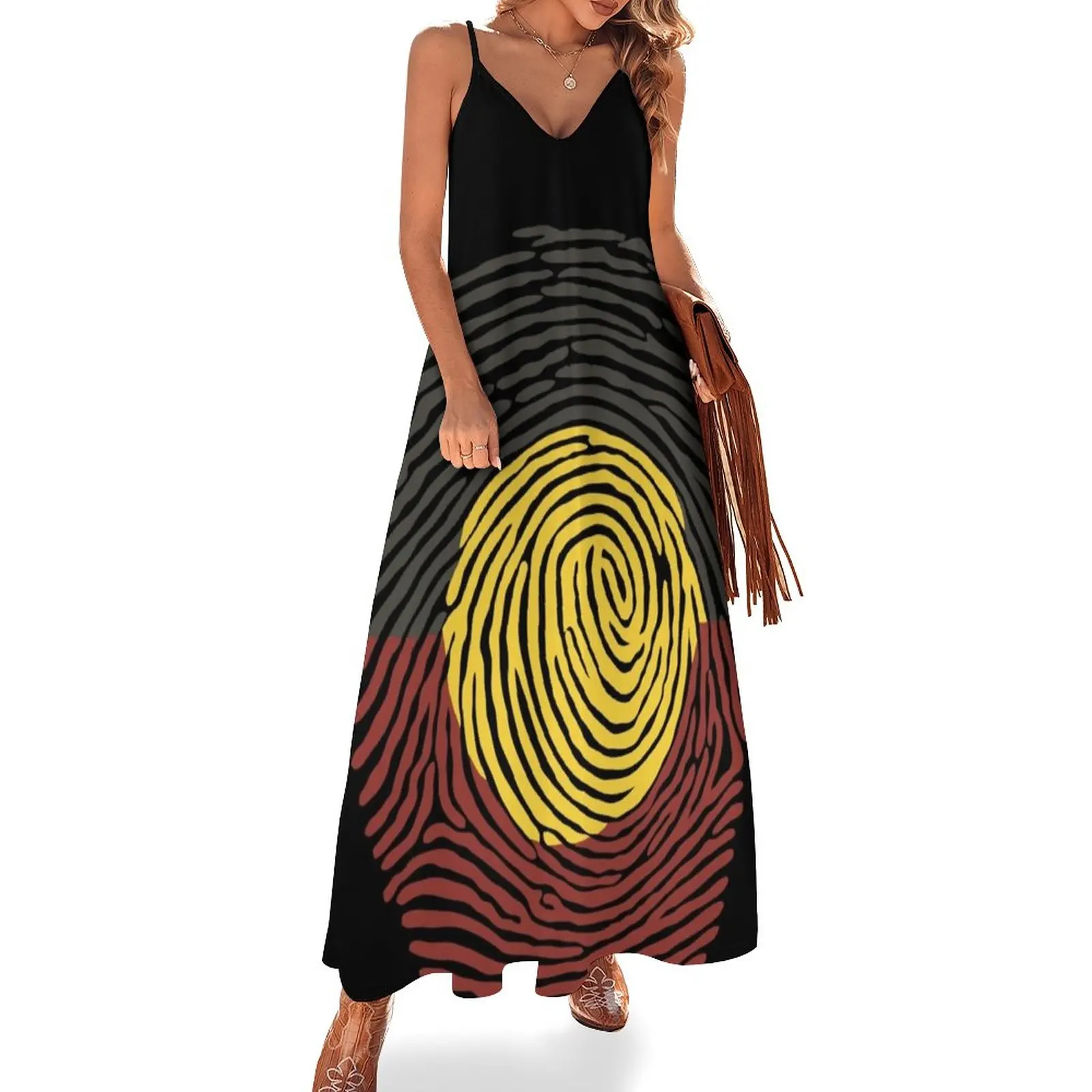 Aboriginal DNA Sleeveless Dress women's evening dress 2025 Evening gown ...