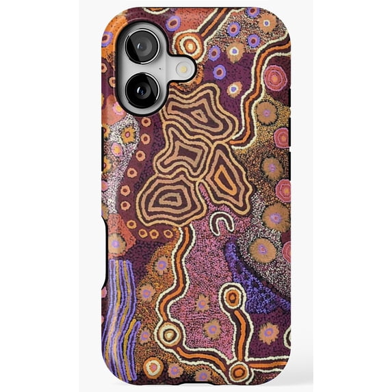 Aboriginal Dot Art Traditional Pattern Cover Phone Case for iPhone 17 ...