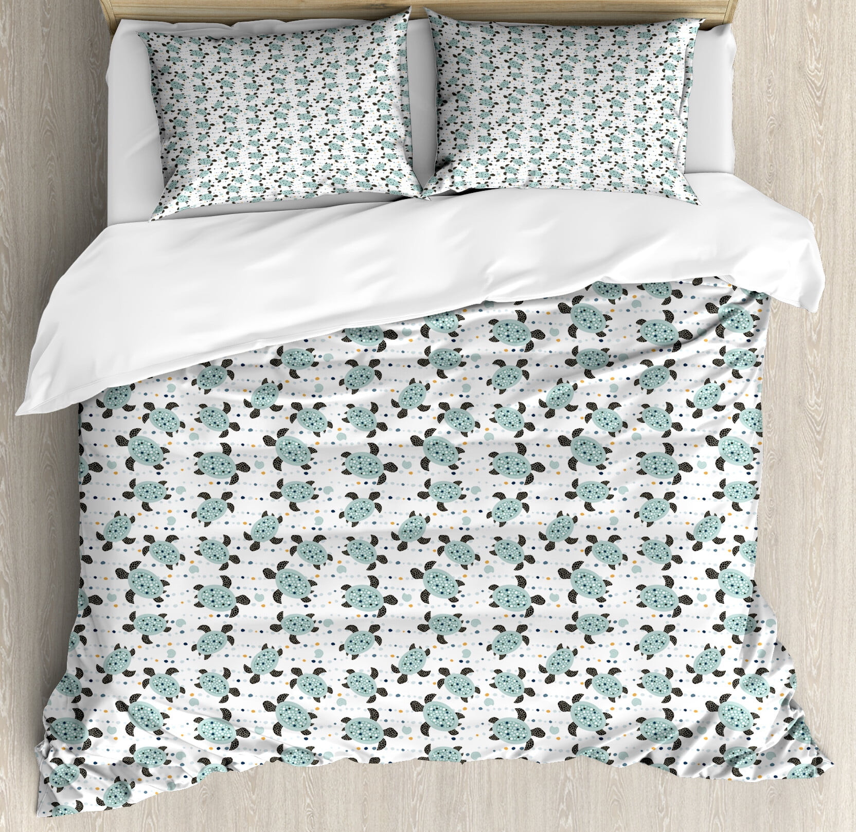Aboriginal Duvet Cover Set, Australian Ethnic Art of Sea Turtles ...