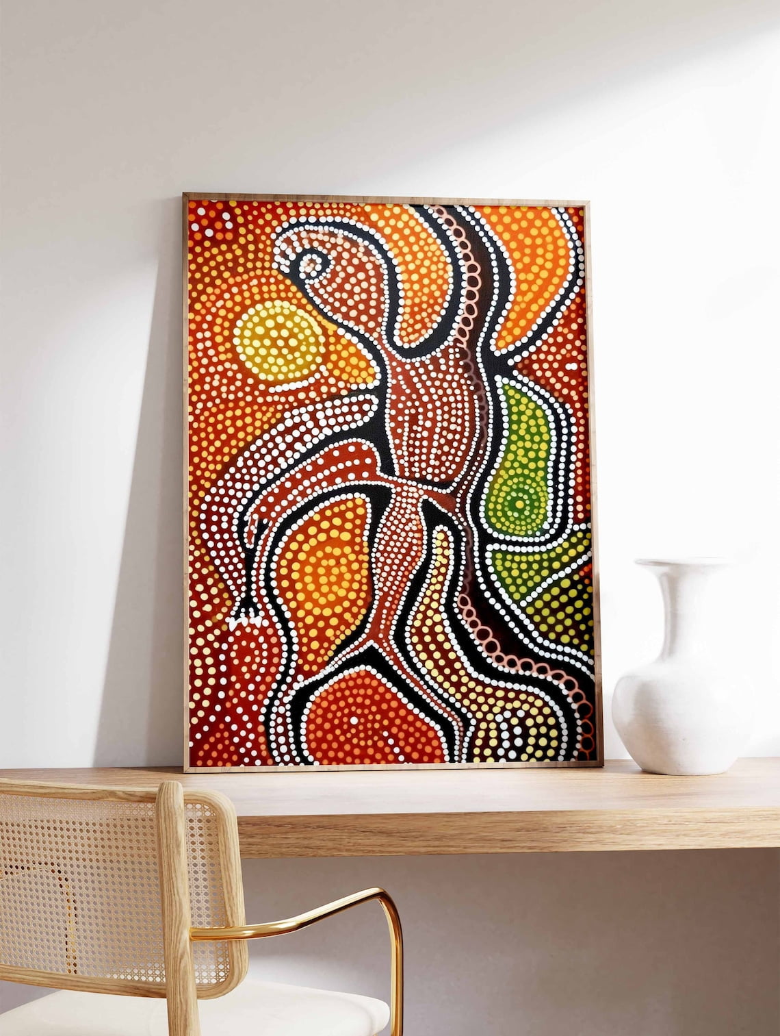Aboriginal Print, Cultural Wall Art, Indigenous Poster, Tribal Decor ...