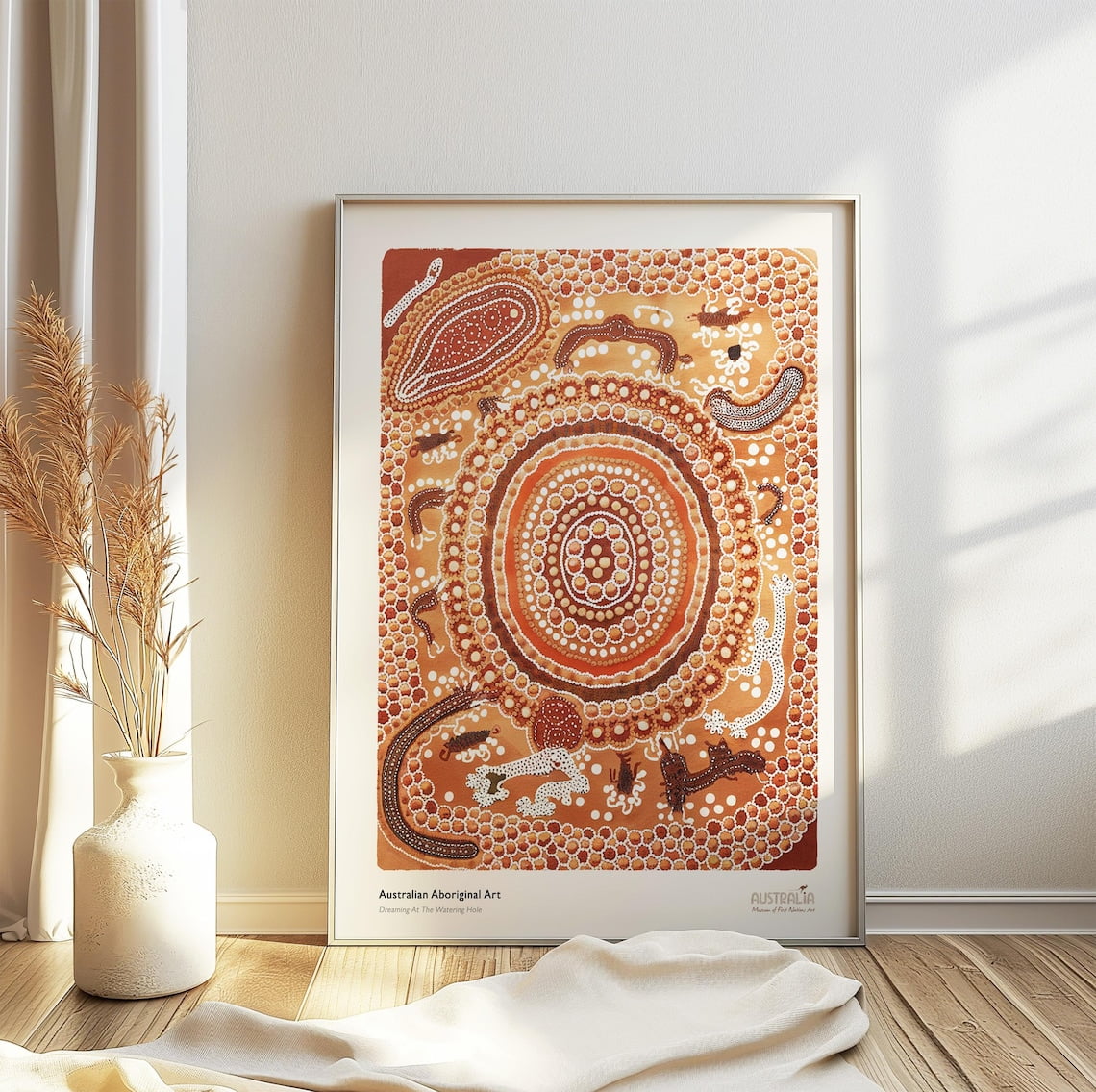 Aboriginal Print, Cultural Wall Art, Indigenous Poster, Tribal Decor ...