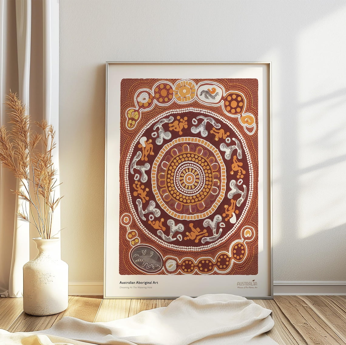 Aboriginal Print, Cultural Wall Art, Indigenous Poster, Tribal Decor ...