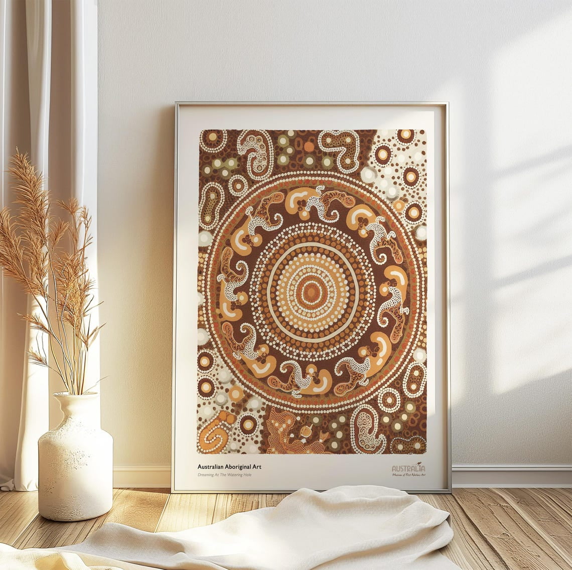 Aboriginal Print, Cultural Wall Art, Indigenous Poster, Tribal Decor ...