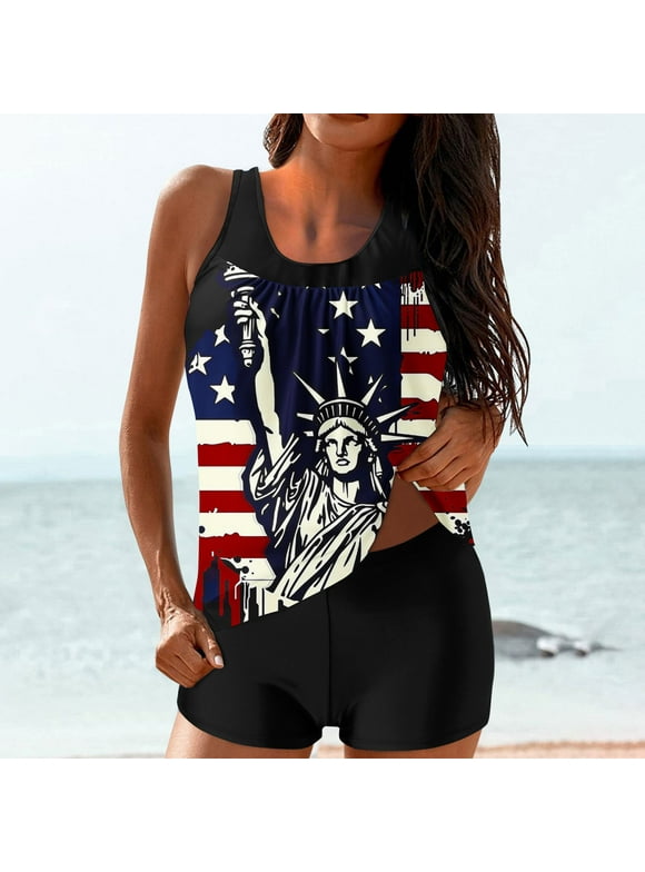 Girls Patriotic Swimsuit