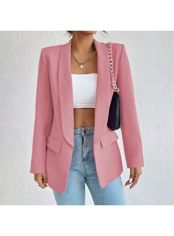 Pink Blazer Dress
