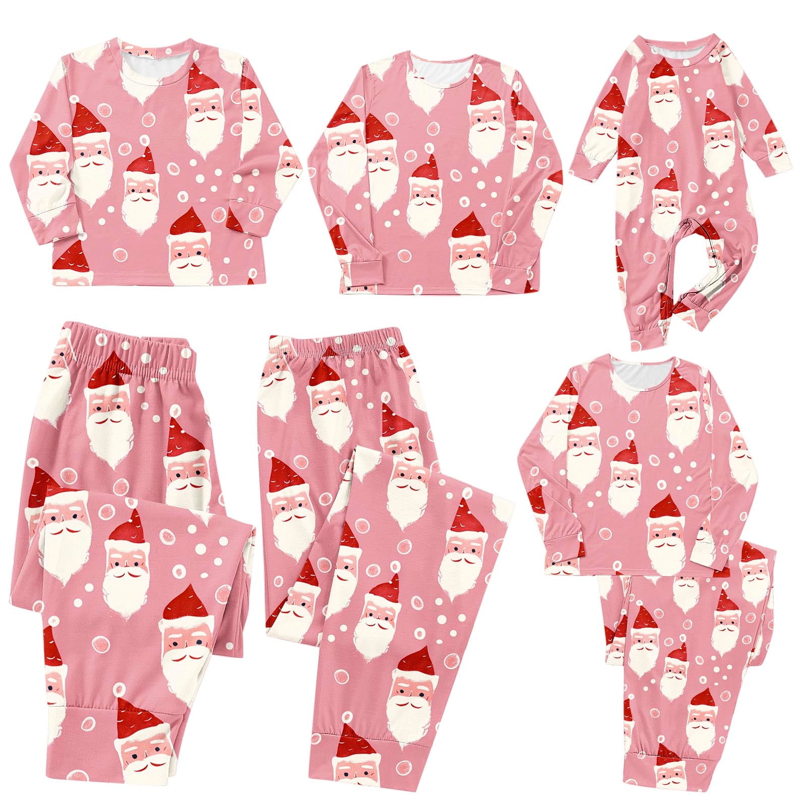 Aboser Merry Christmas Matching Family Outfits for Pictures Two Piece ...