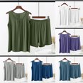 Aboser Plus Size Womens Pajamas Set 2 Piece Loungewear Summer ...