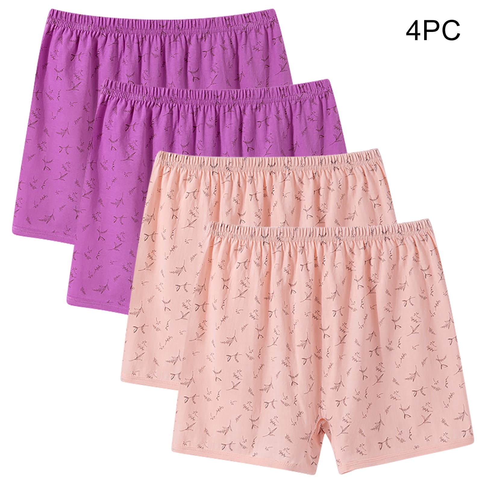 Aboser Women's Boyshorts Panties Cotton Boxer Briefs Plus Size ...