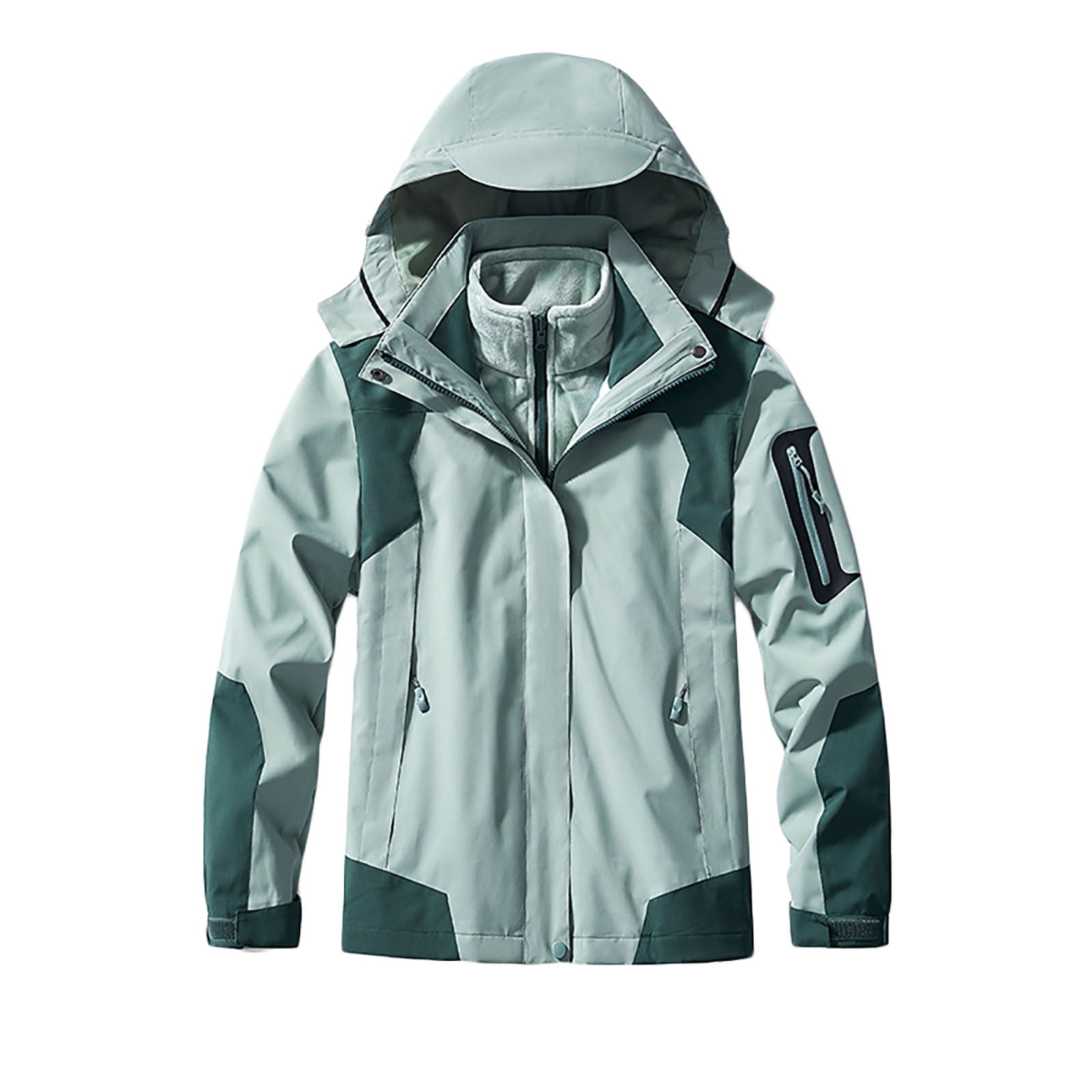 Aboser Women's Waterproof Ski Jacket 3 in 1 Snow Winter Coats Windproof ...