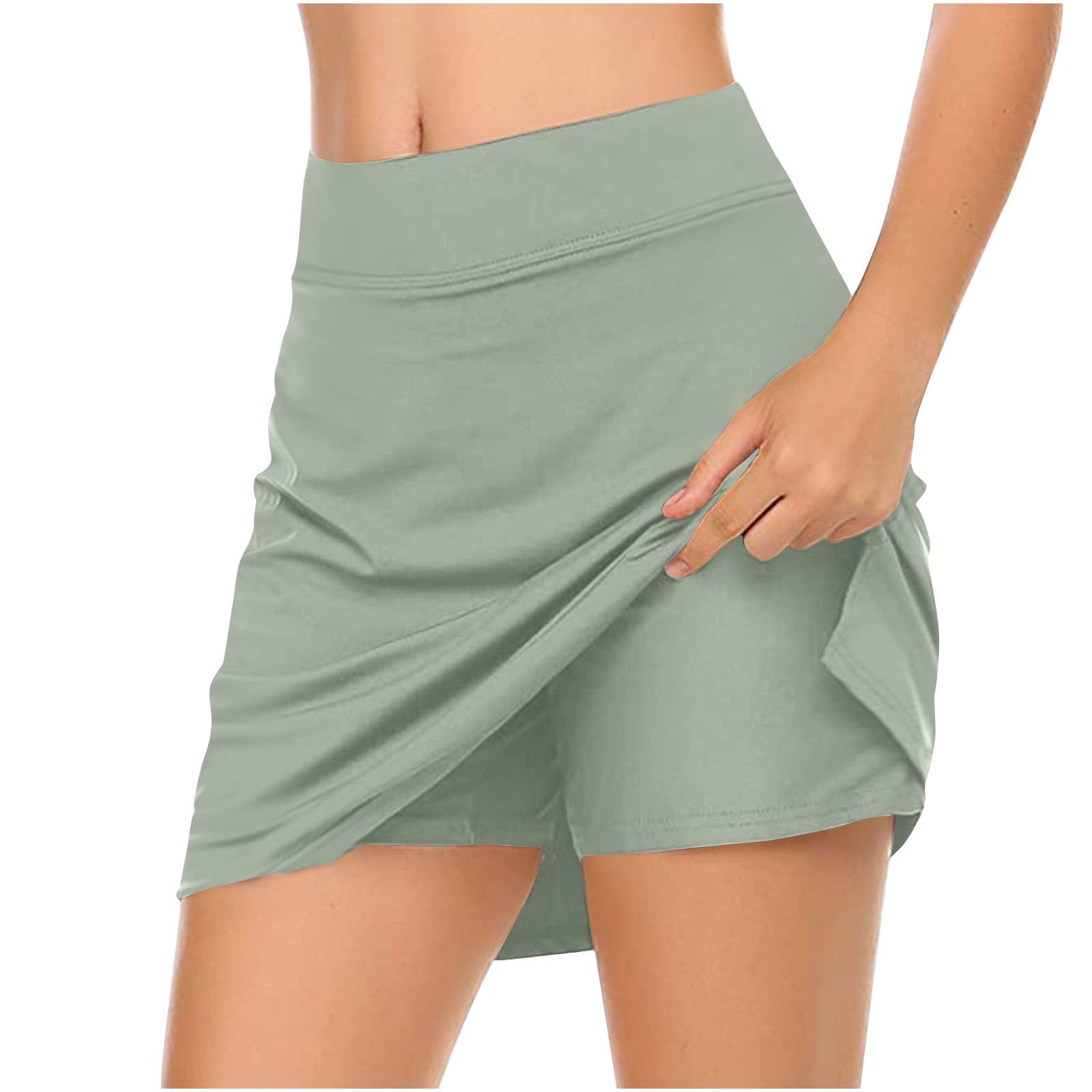Aboser Womens Athletic Skorts Active Tennis Golf Skirts High Waisted A ...