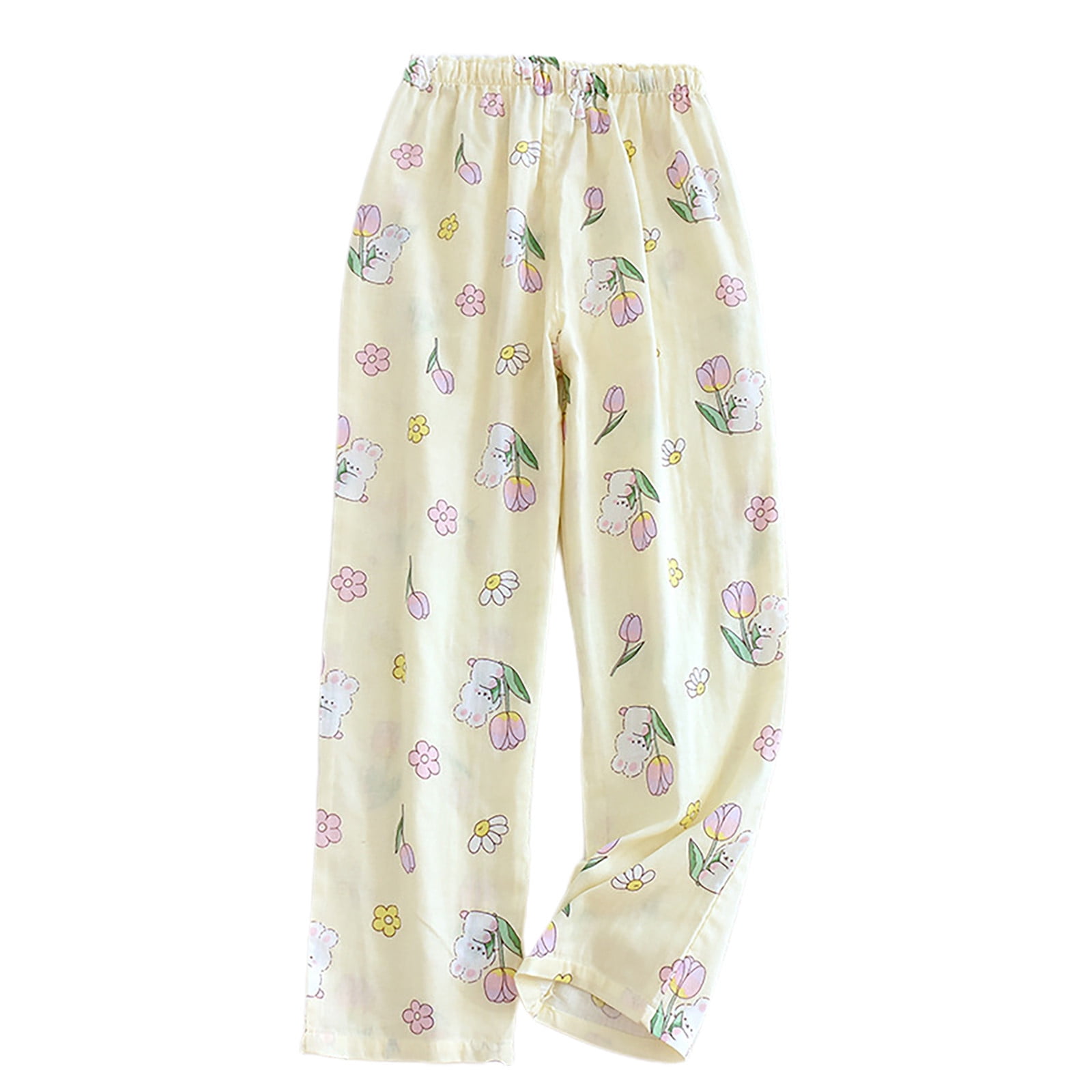 Aboser Womens Sleep Pants with Pockets,Long Pajama Pants for Women Cozy ...