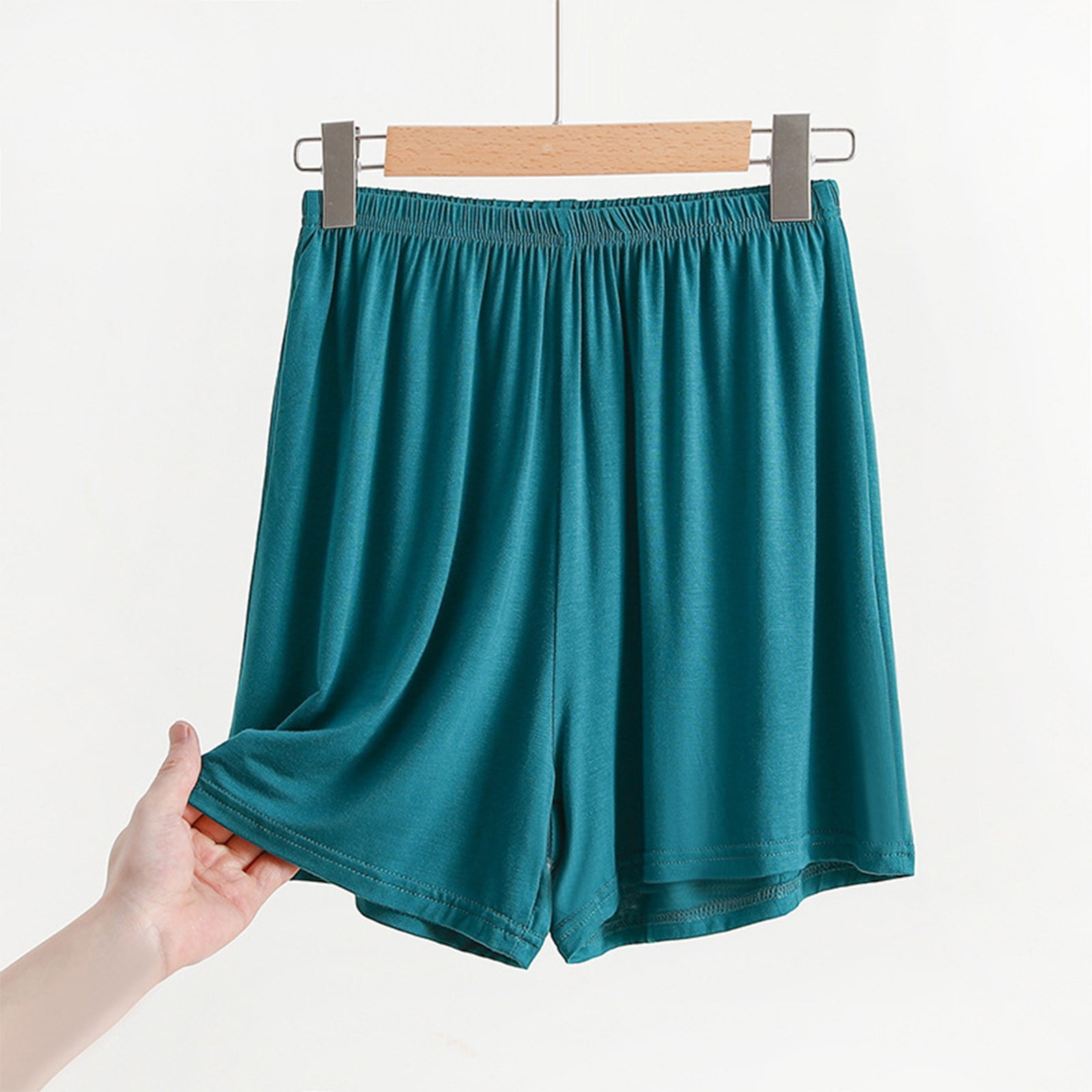 Aboser Womens Sleep Shorts Plus Size Soft Pajama Shorts Casual Summer ...