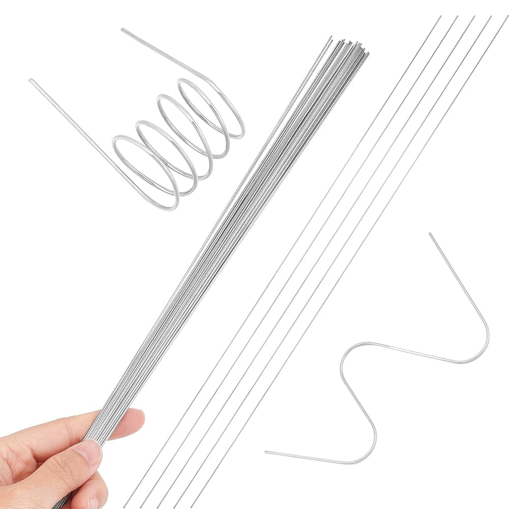 About 50Pcs 40cm Stainless Steel Spring Wire 24 Gauge 0.8mm Straight ...