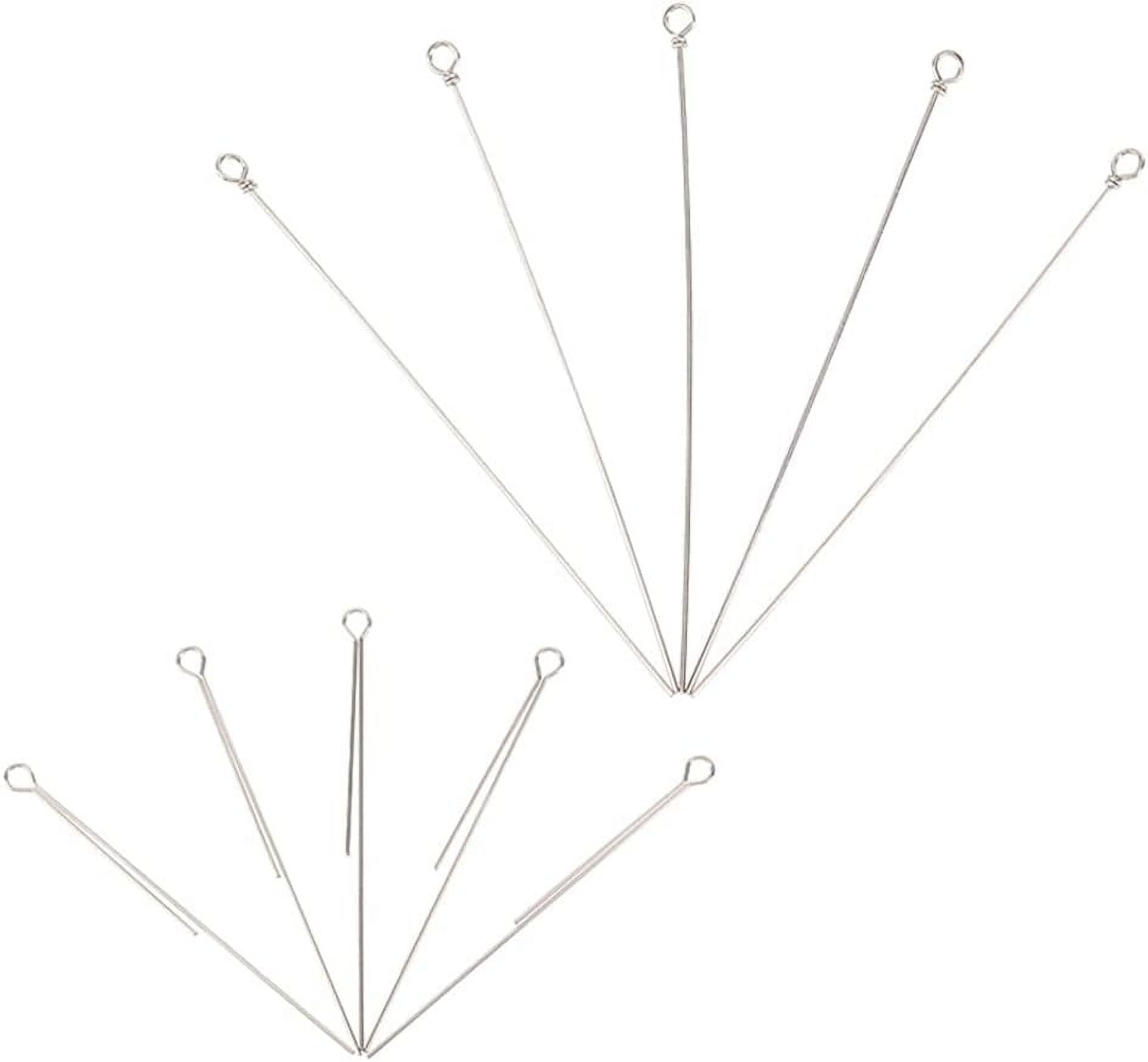 About 80Pcs 2 Styles 304 Stainless Steel Looped Wire Spinner Fishing ...