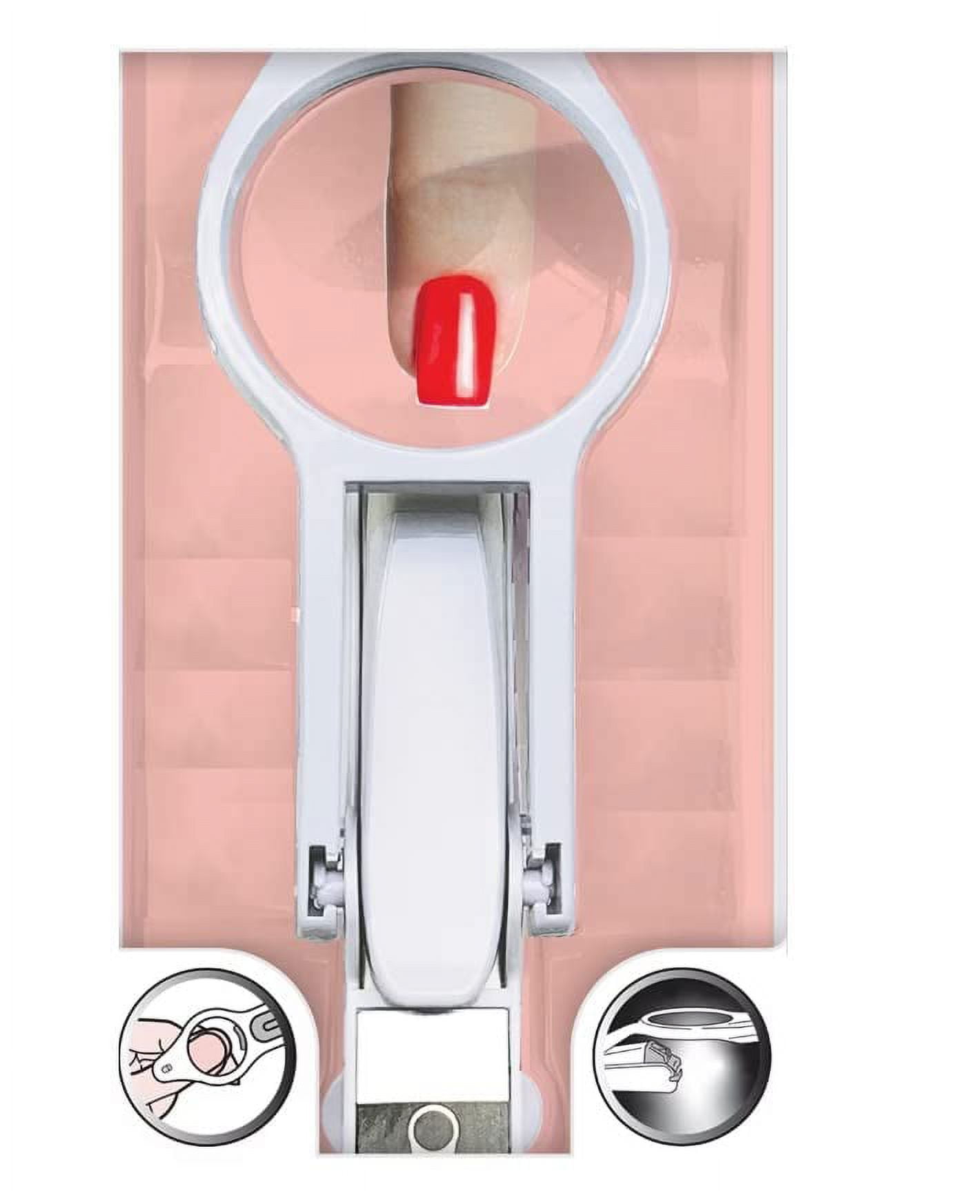 About Beauty Made in Japan Nail Clipper with 3X Magnifier LED Light ...