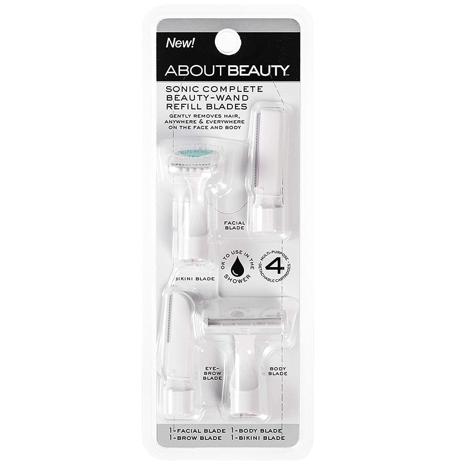 About Beauty Sonic Complete Beauty Wand Refills 4ct - Walmart.com