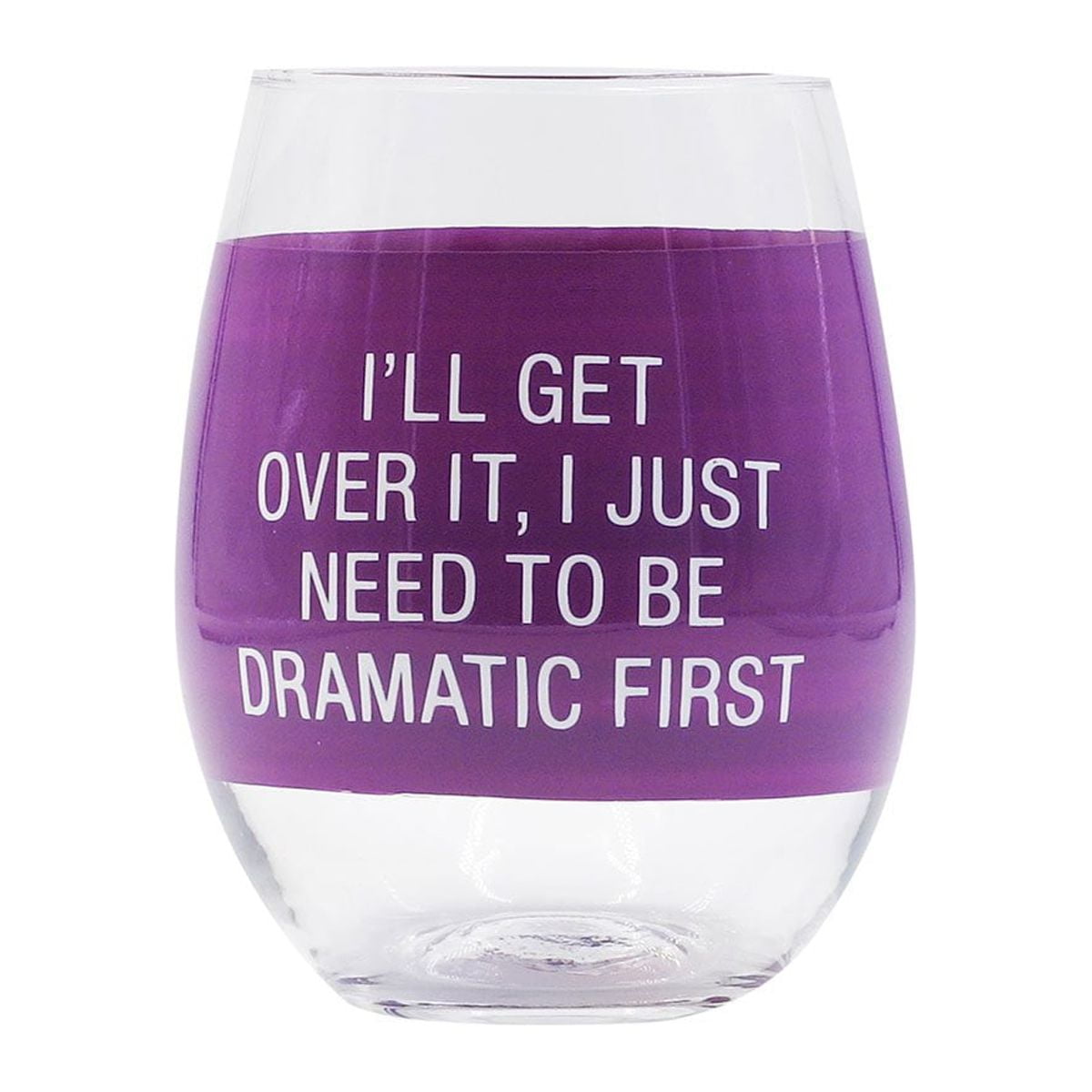 About Face Designs 122799 Dramatic First Stemless Wine Glass, 16 oz ...