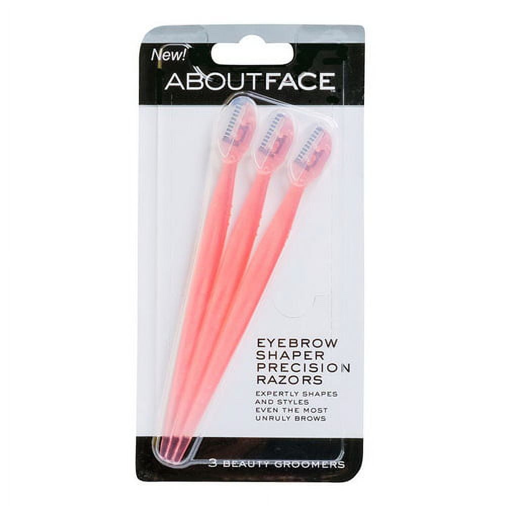 About Face Eyebrow Shaper Precision Disposable Razors, 3 Ea, 2 Pack ...