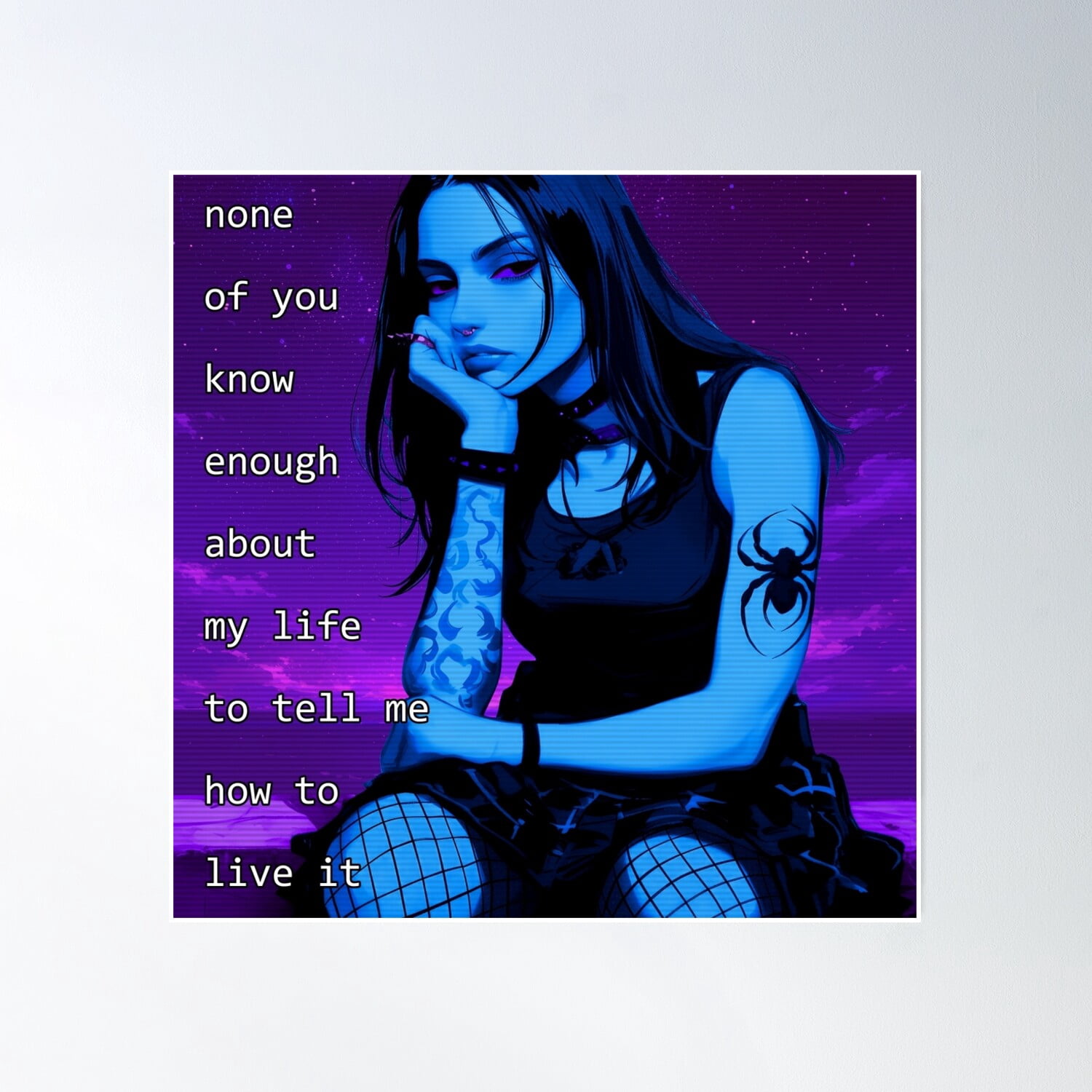 About My Life Poster Wall Art, Modern Wall Decor, 24x24 UNFRAMED ...
