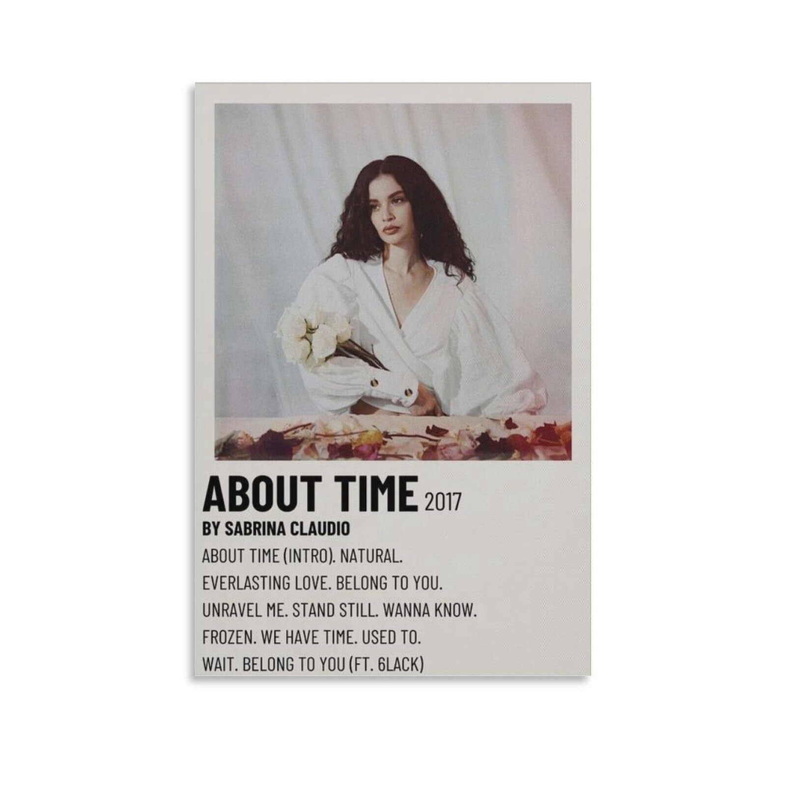 About Time Sabrina Claudio Canvas Poster Wall Decorative Art Painting Living Room Bedroom ...