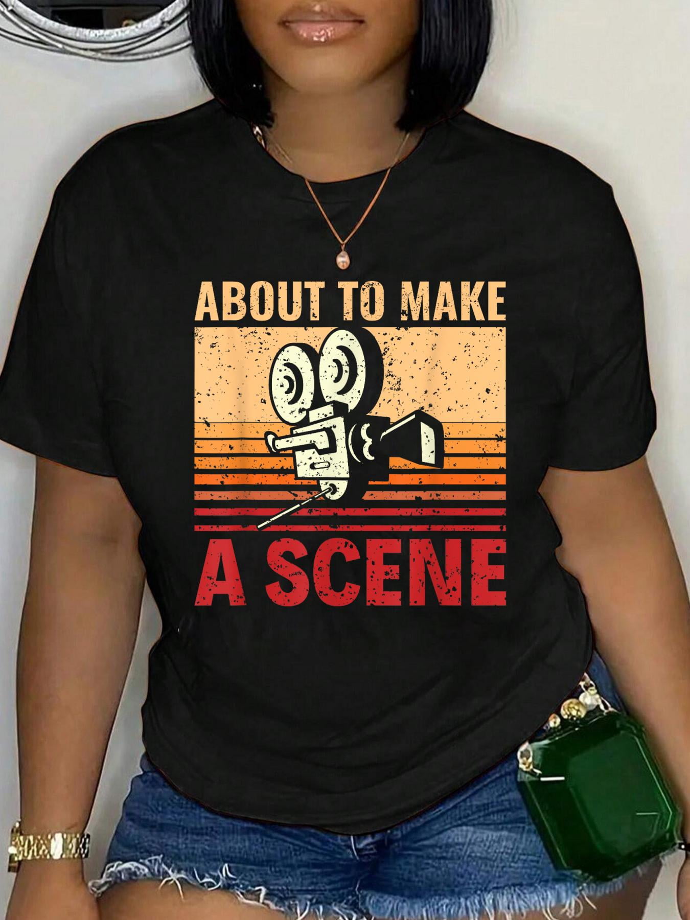 About To Make A Scene Video Editor Filmmaker Videographer T-Shirt ...