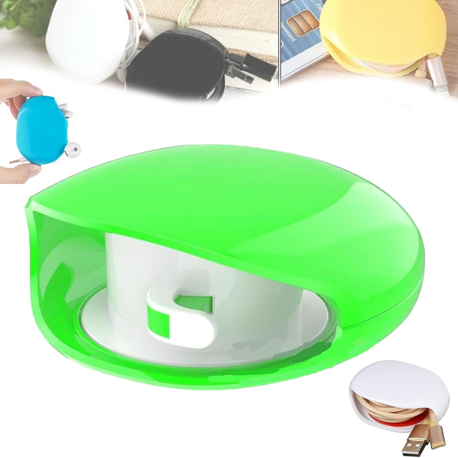 Aboutabsent Automatic Cord Reel, Automatic Cable Organizer, A Simple ...