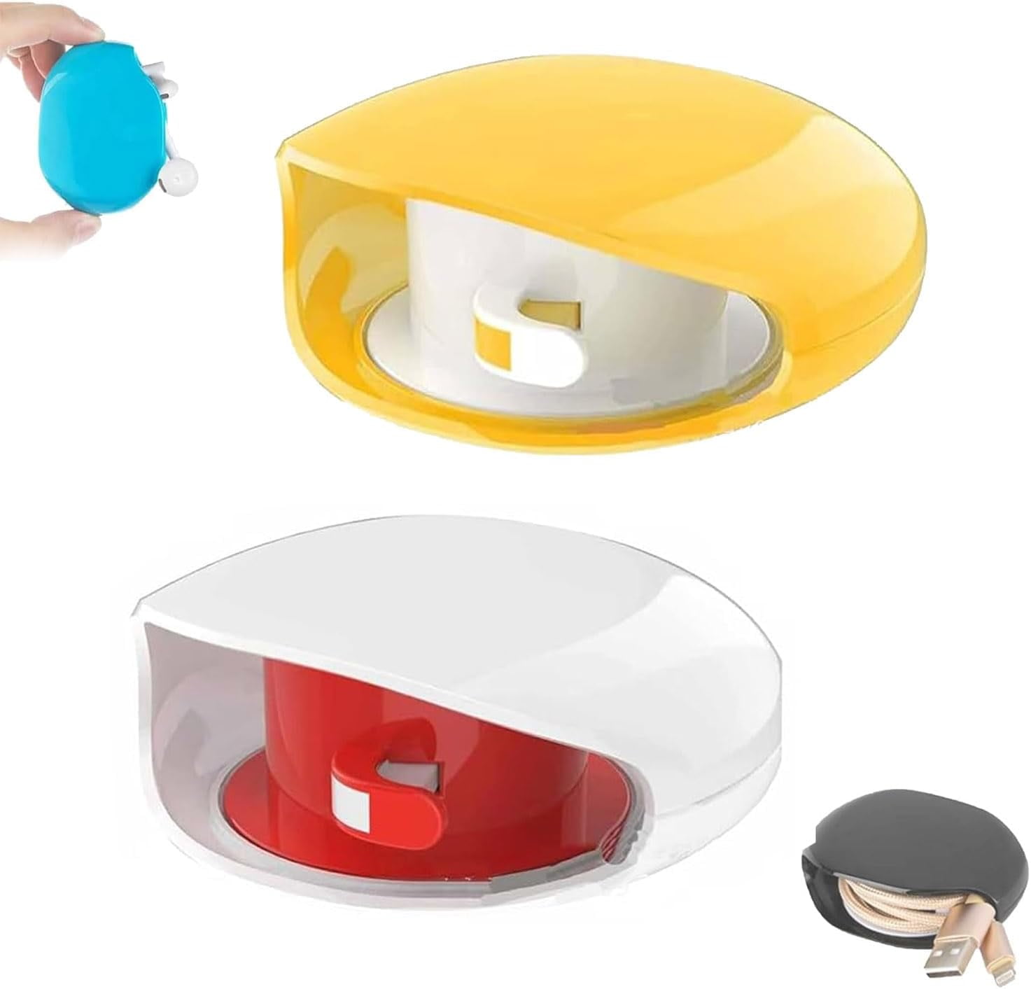 Aboutabsent Automatic Cord Reel for Phone Cords, Horizontaln Automatic ...