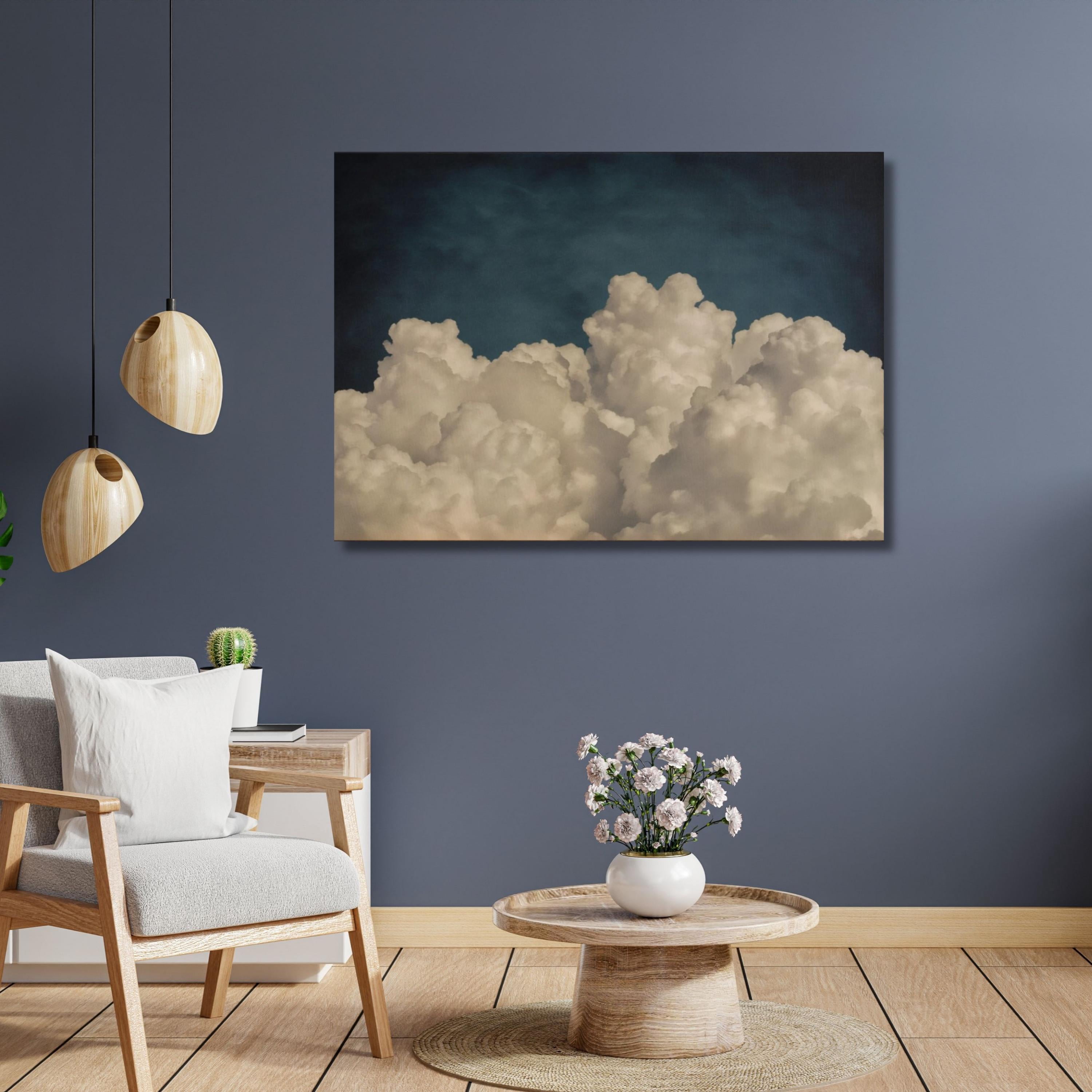 Above Bed Cloud Poster Vintage Style Wall Decor Physical Poster Home ...