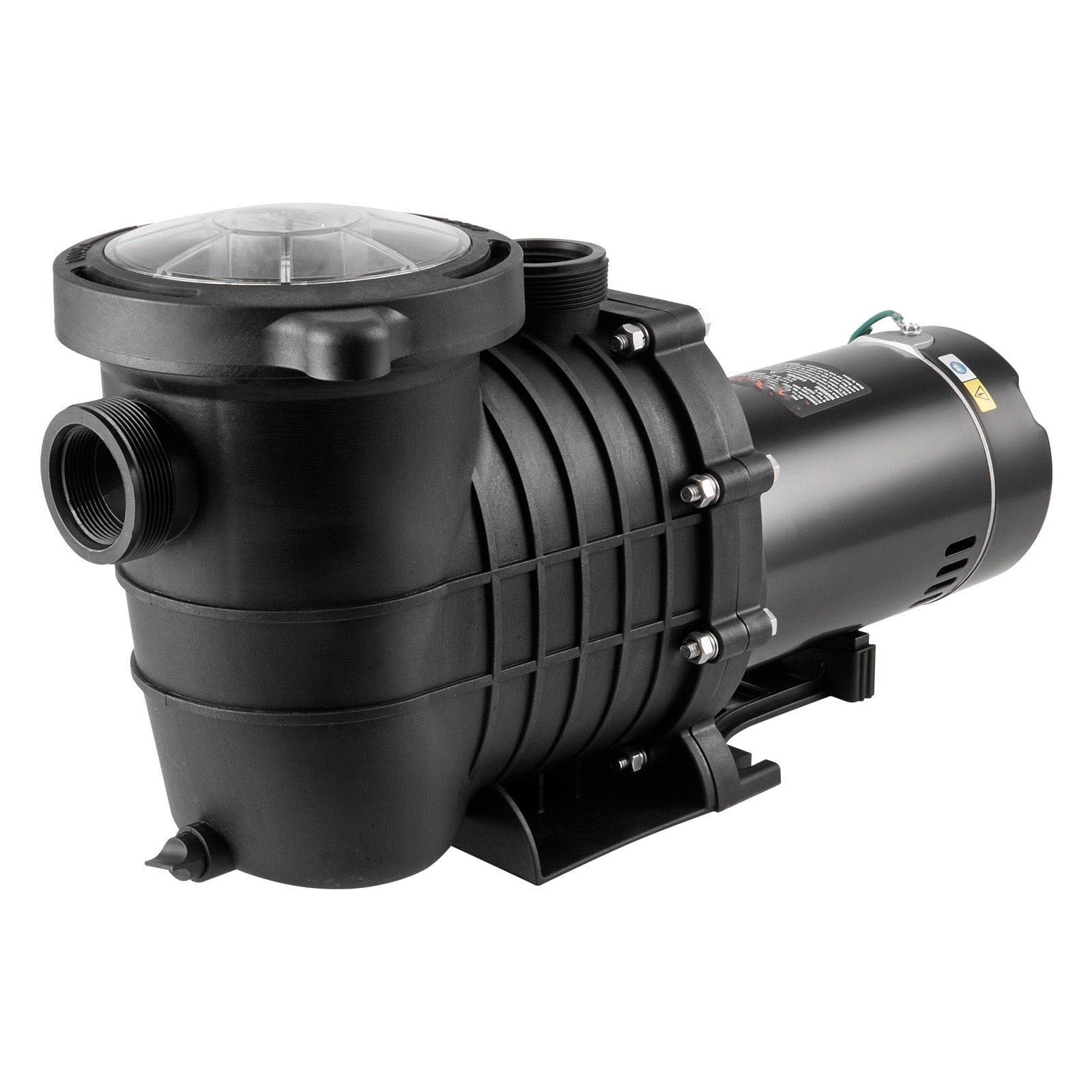 Above Ground Pool Pump 1.5 HP, 100 GPM Single Speed Pool Pump 110V/240V ...