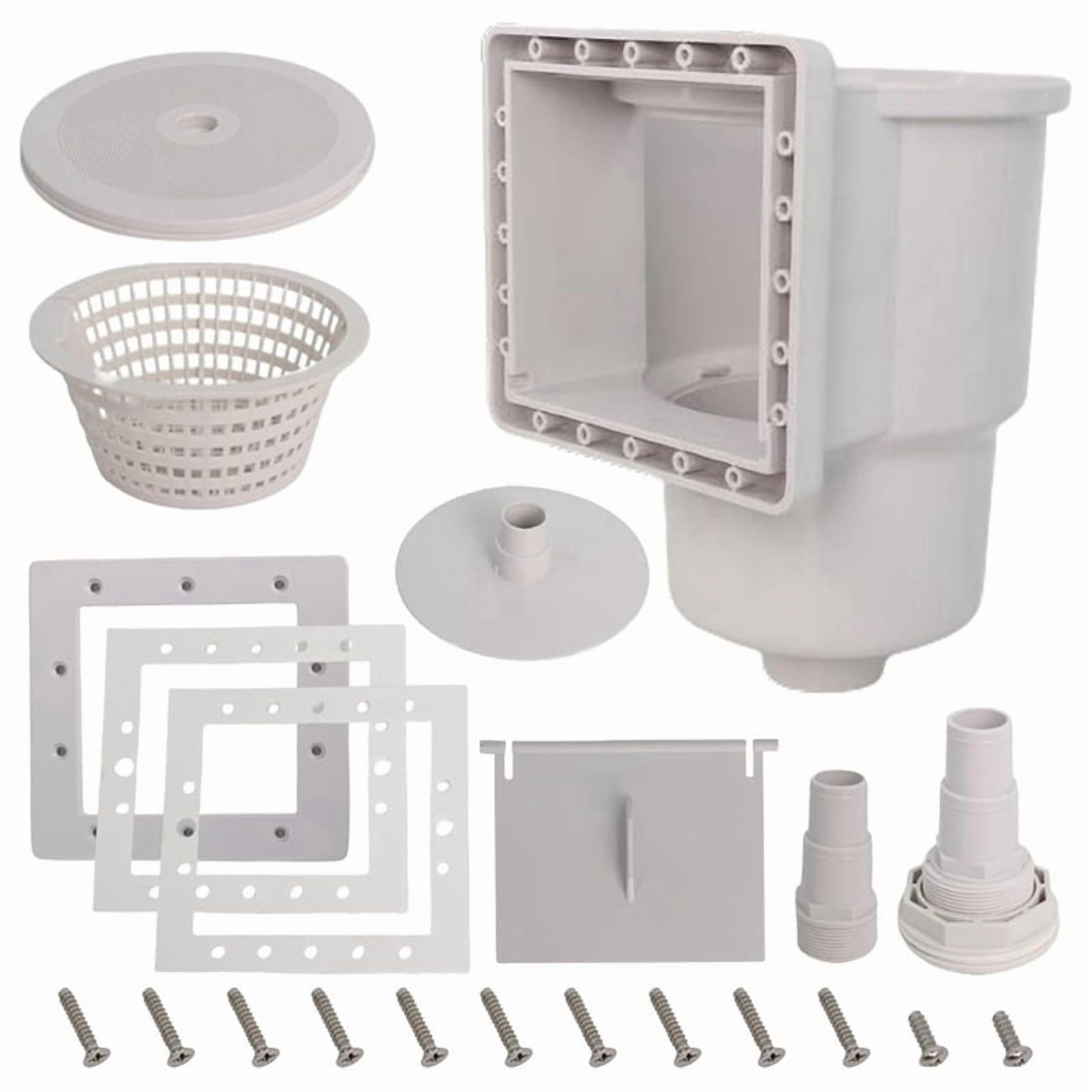 Above Ground Pool Skimmer,Thru-Wall Skimmer with Accessory, Swimming ...