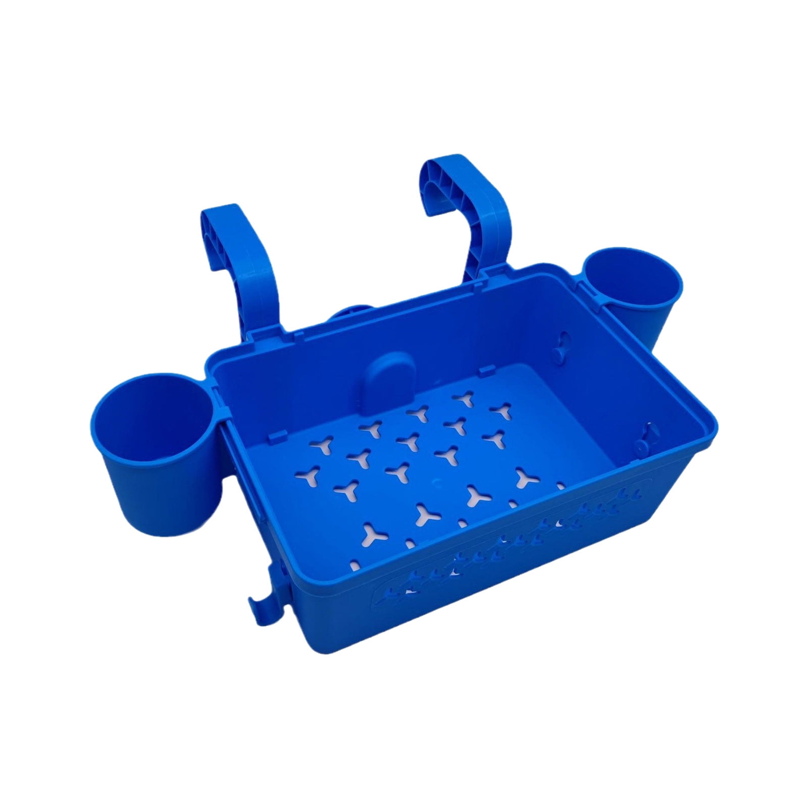 Above Ground Pool Storage | Pool Organiser With Frame And Bottle Holder ...