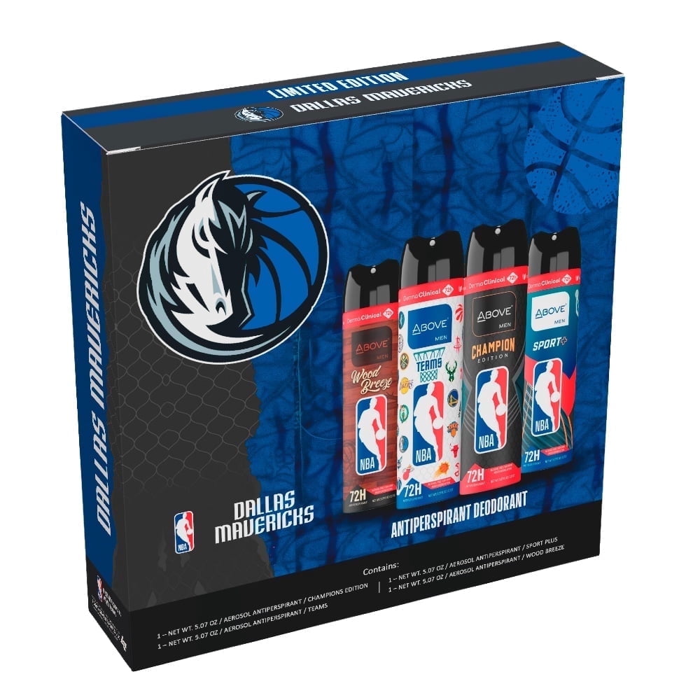 Above NBA – Dallas Mavericks Deodorant Gift Set - A Giftable Set for ...
