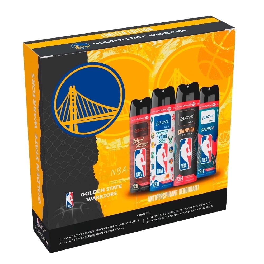 Above NBA – Golden State Warriors Deodorant Gift Set - A Giftable Set ...