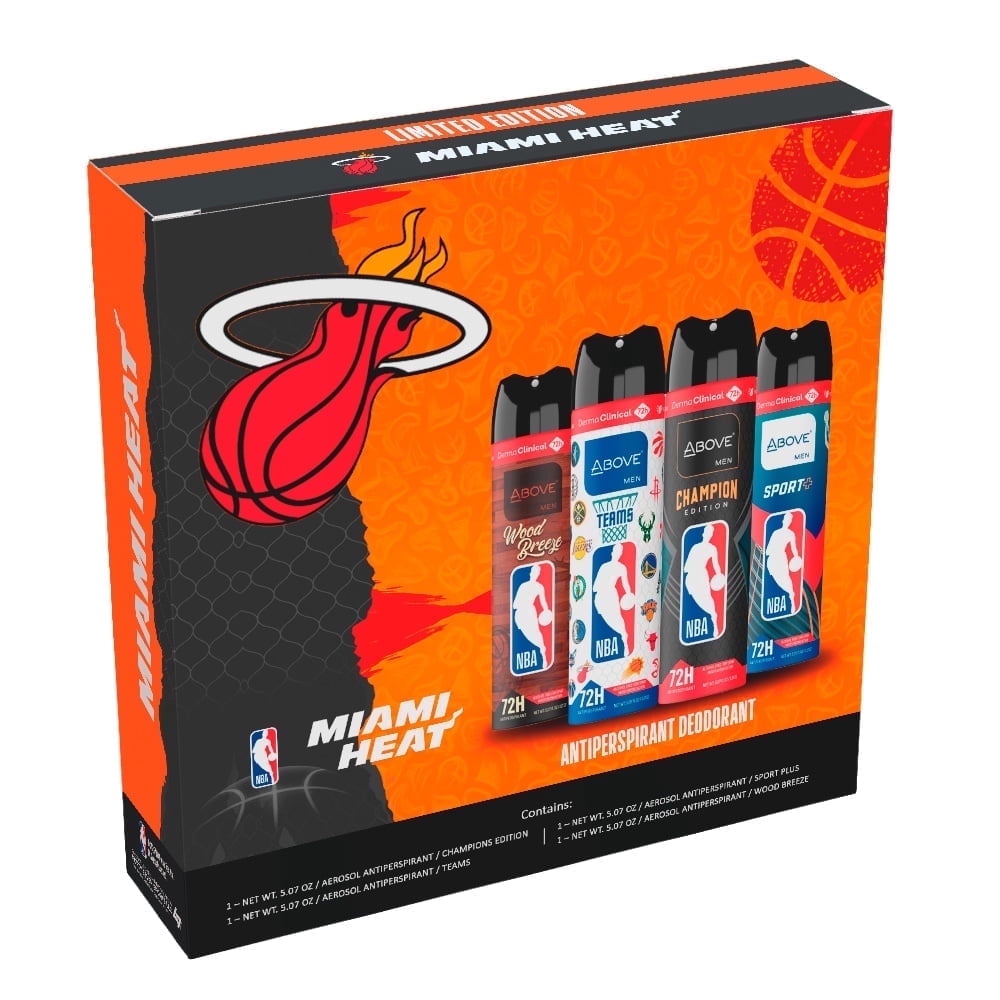 Above NBA – Miami Heat Deodorant Gift Set - A Giftable Set for Heat ...
