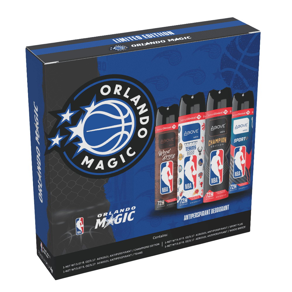 Above NBA Antiperspirant Deodorant Spray for Men | ORLANDO MAGIC Team ...