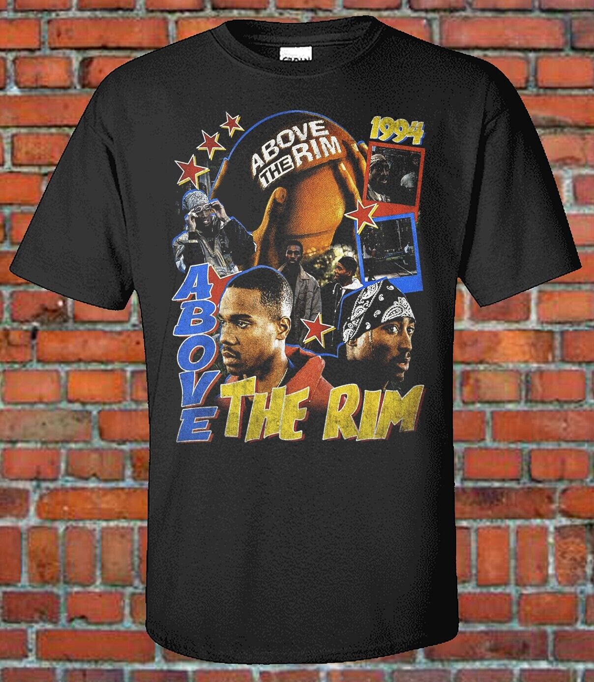 Above The Rim 90s style Bootleg T-Shirt Movie Tee - Walmart.com