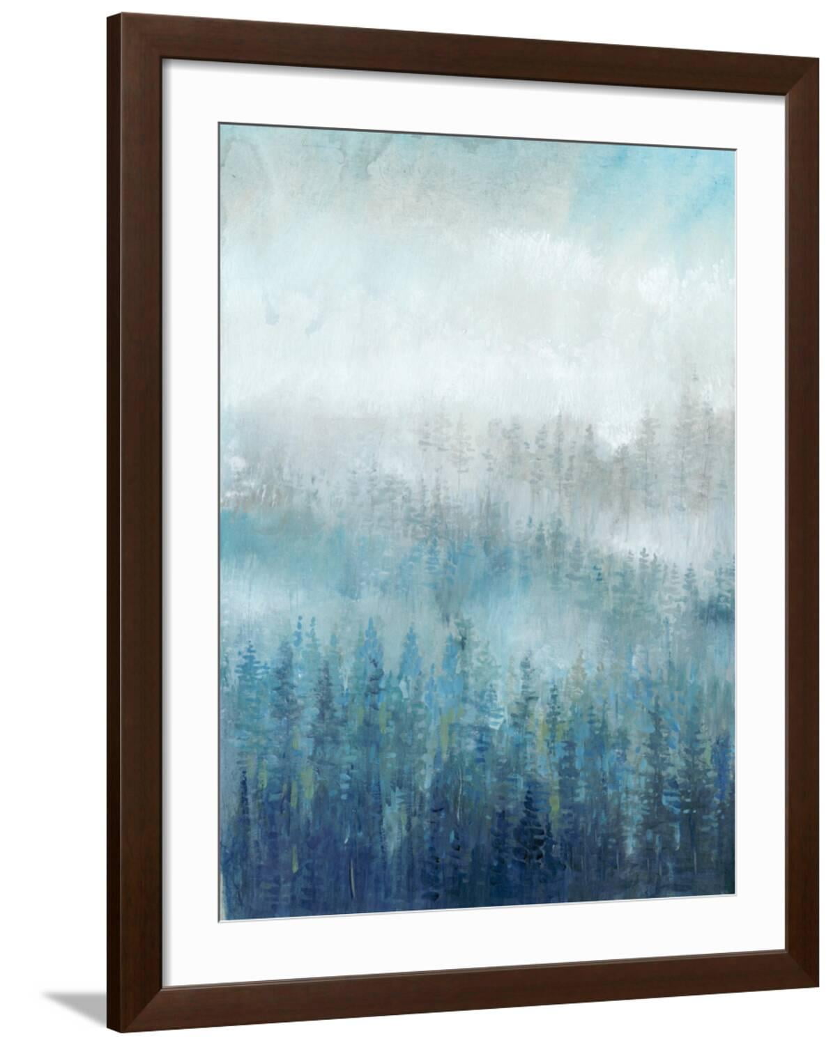 Art.com Above the Mist I Art Print by Tim O'toole, Brown Frame Wall Art ...