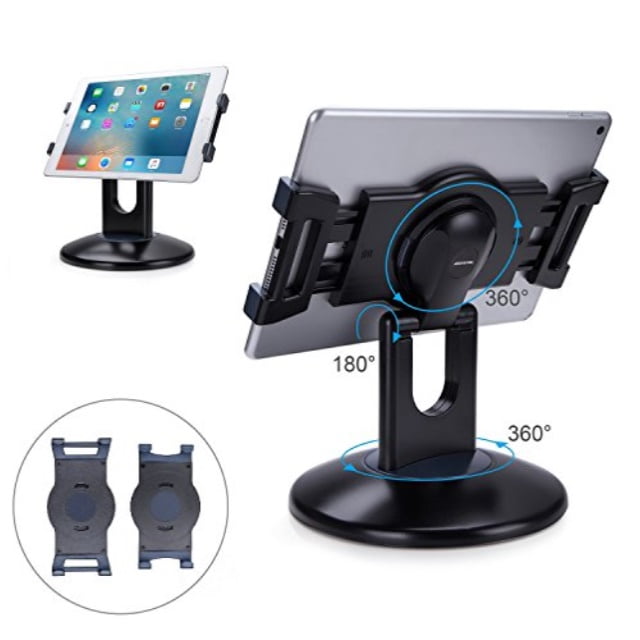 AboveTEK Retail Kiosk iPad Stand, 360Â° Rotating Commercial Tablet ...