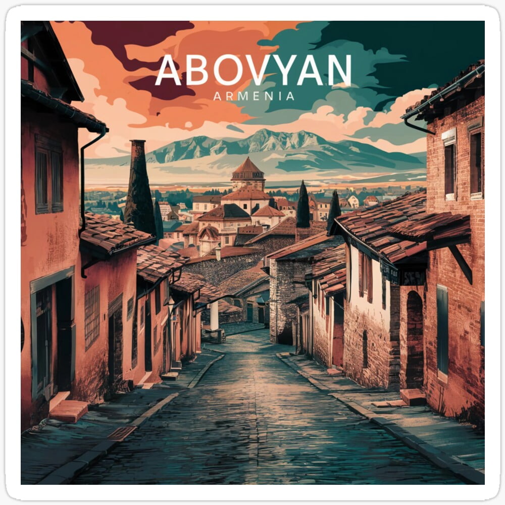 Abovyan,Armenia Sticker Phone Decal Water Bottle Stickers Car Decals ...