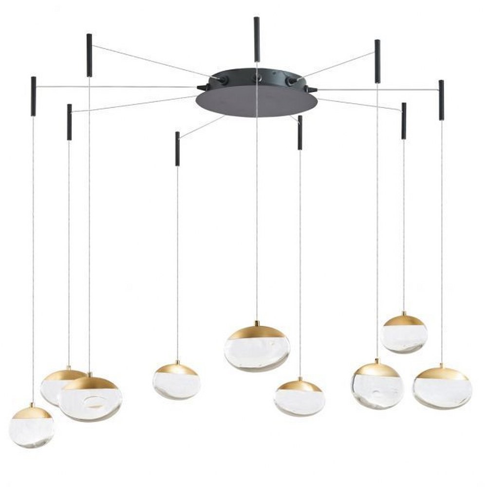 Abra Lighting - Athena - 54W 9 LED Octopus Pendant-1.4 Inches Tall and ...