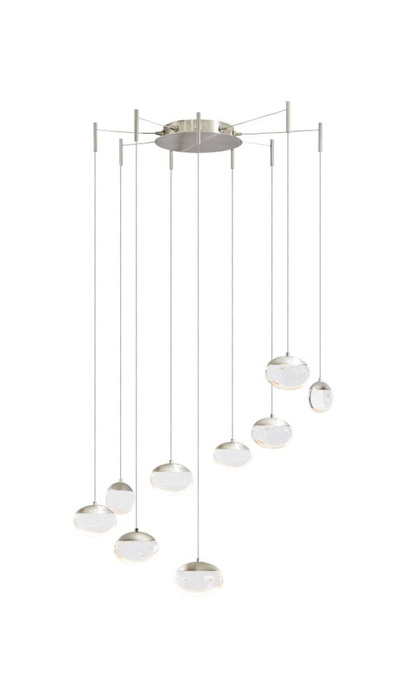 10064PN-BN-Athena-Abra Lighting-Athena - 54W 9 LED Octopus Pendant-1.4 ...