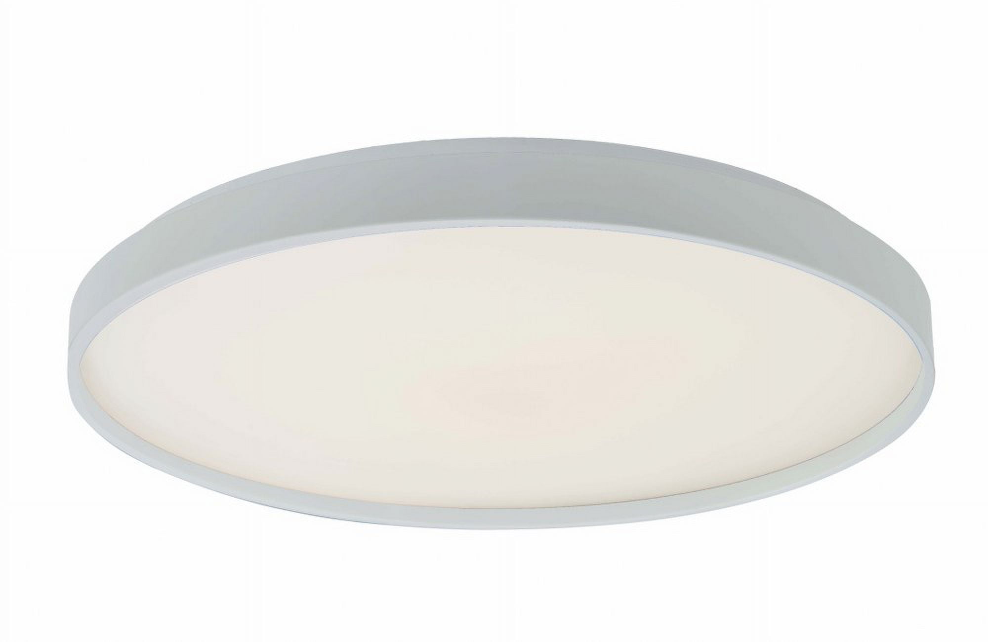 Abra Lighting - Tambourine - 30W 1 LED Low Profile Flush Mount with ...