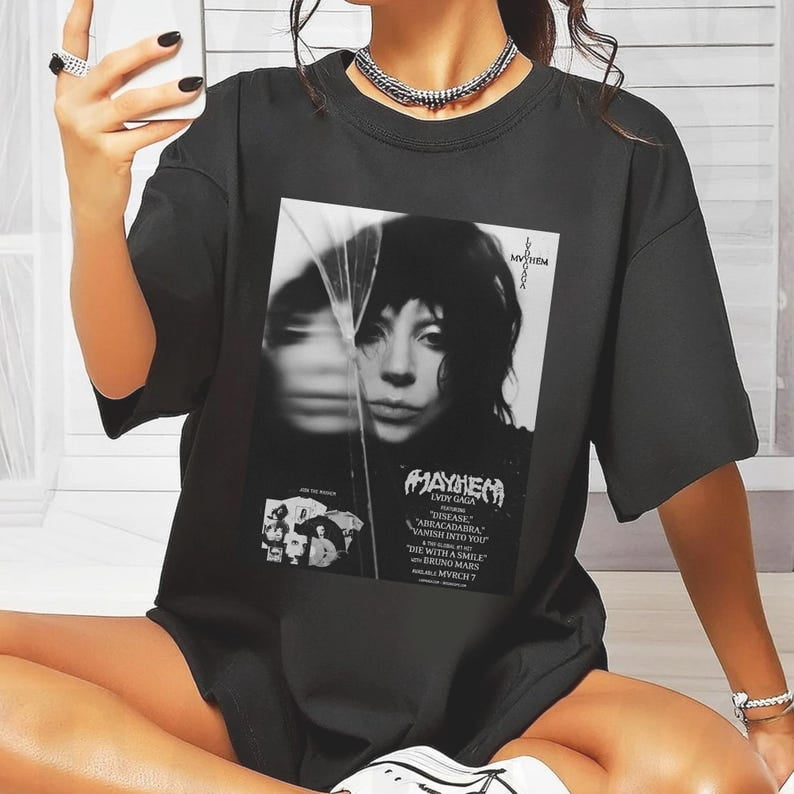 Abracadabra Shirt, Lady Gaga T-Shirt, Pop Music Shirt, Lady Gaga Merch ...
