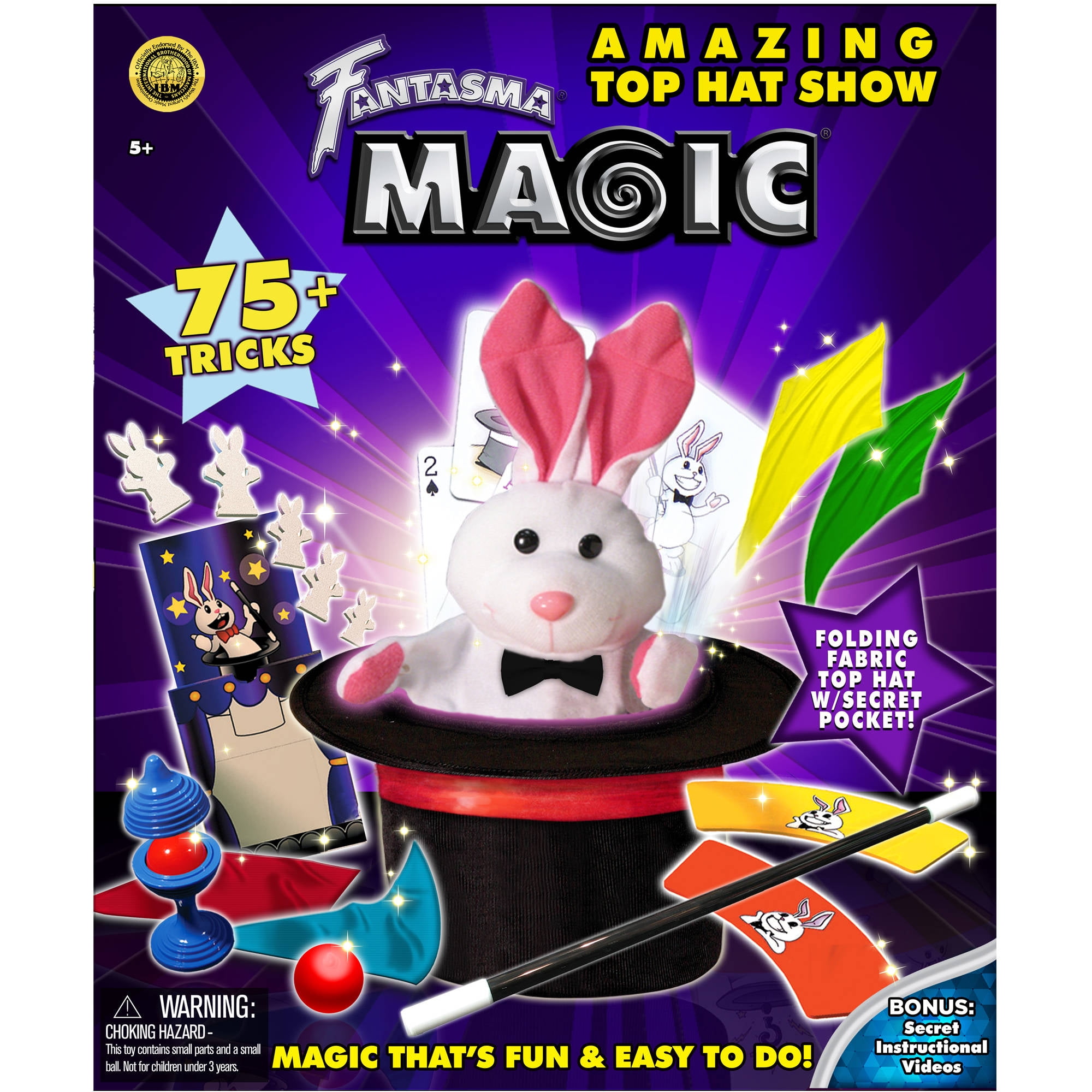 Fantasma Abracadabra Top Hat Show with 75 Magic Tricks and Props ...