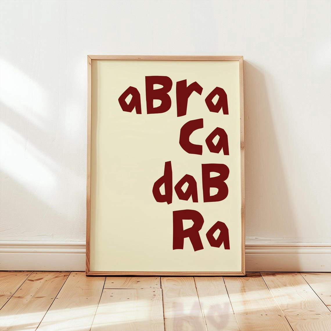 Abracadabra Wall Art Trendy Modern Minimalist Inspirational Musical ...
