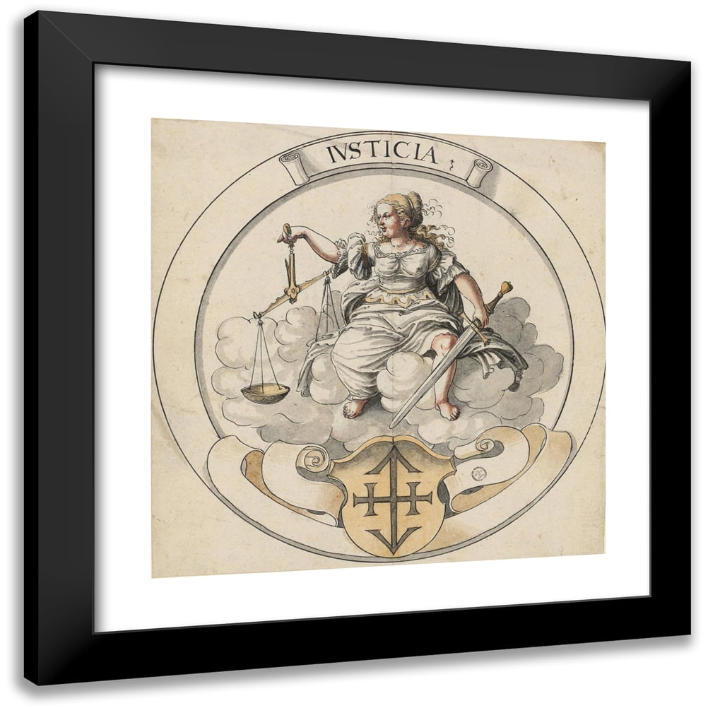 Abraham Bickhart 20x20 Black Modern Framed Museum Art Print Titled ...