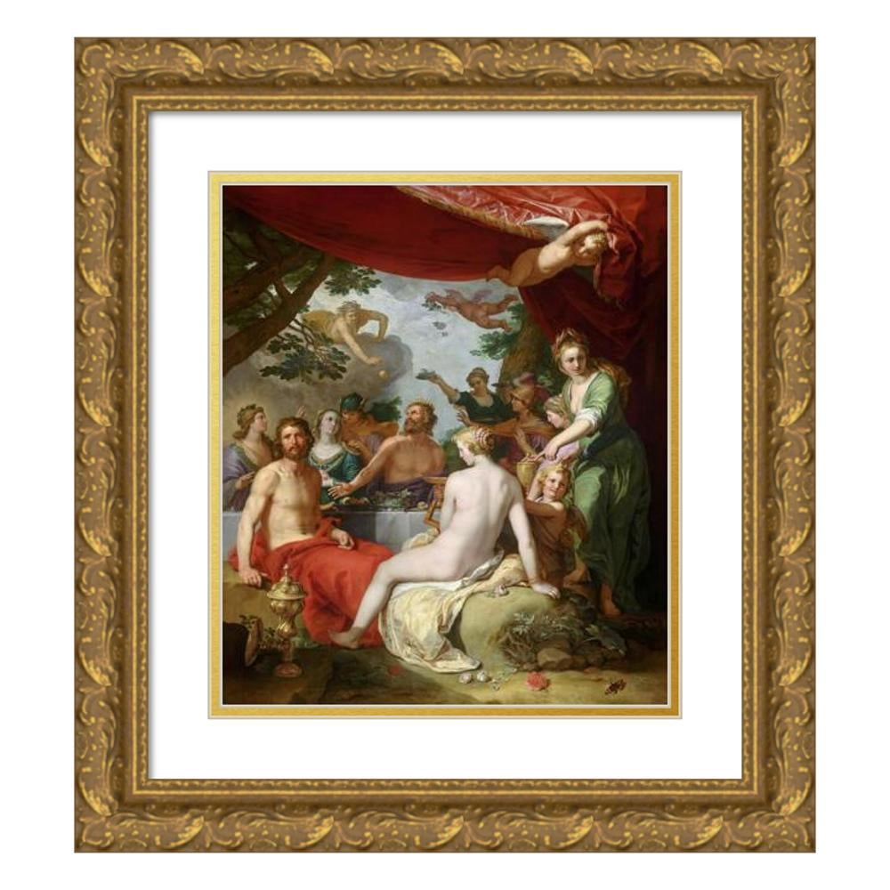 Abraham Bloemaert 15x17 Gold Ornate Wood Frame and Double Matted Museum ...