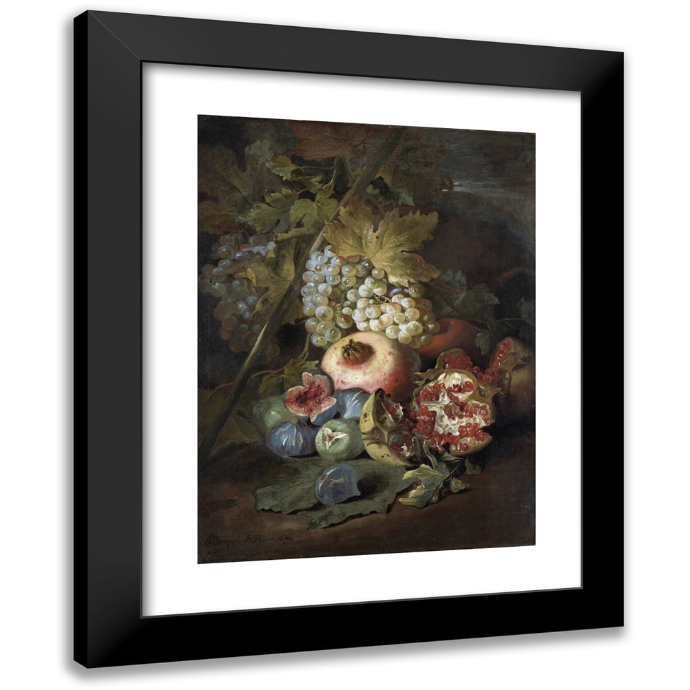 Abraham Brueghel 14x18 Black Modern Framed Museum Art Print Titled ...