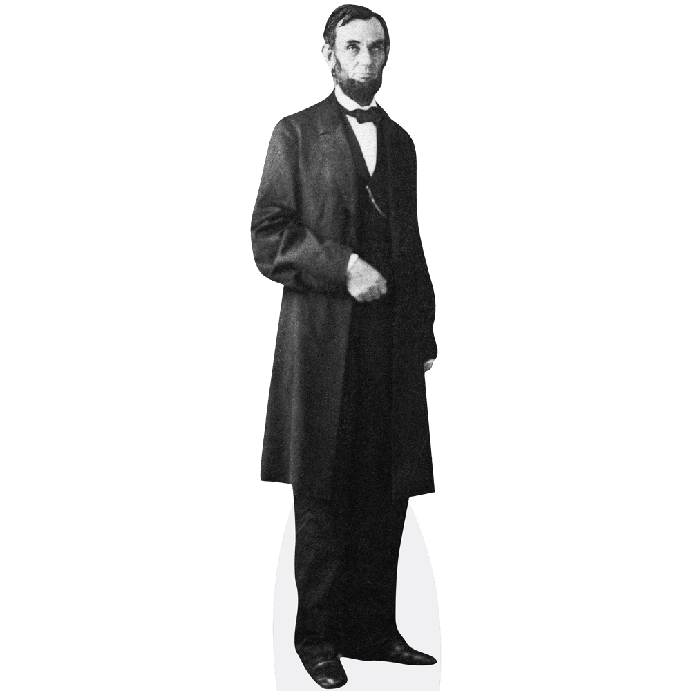Abraham Lincoln (1863) Mini Cardboard Cutout Standee - Walmart.com